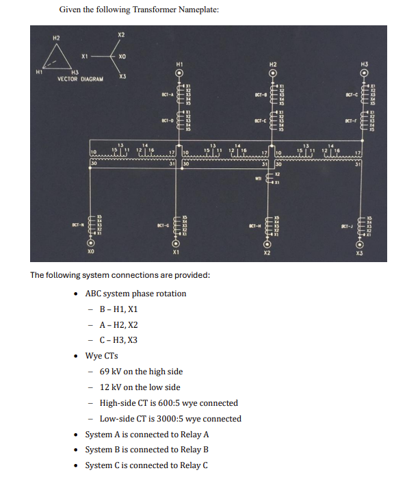 Solved Given the following Transformer Nameplate:The | Chegg.com