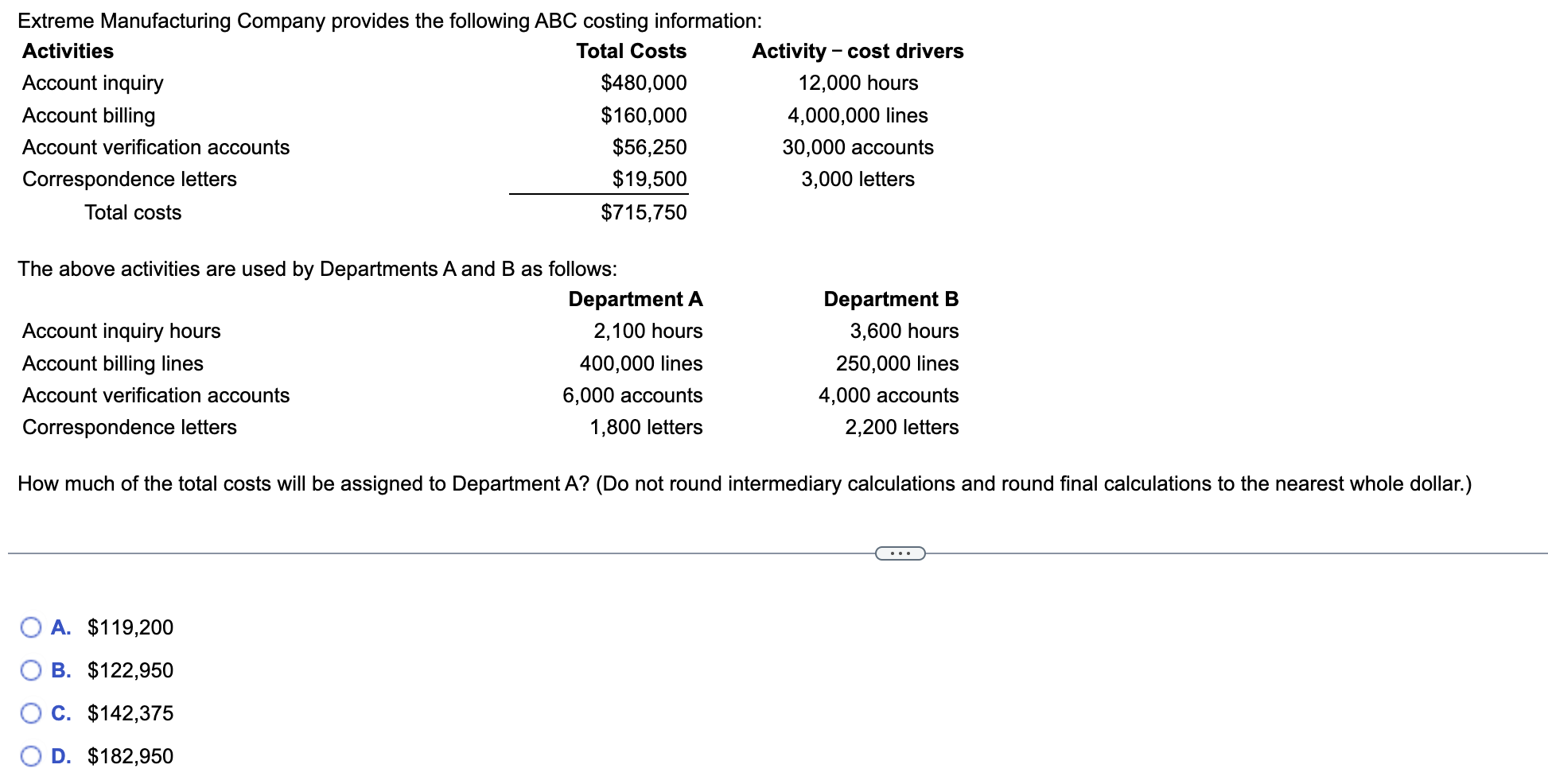 Solved Extreme Manufacturing Company provides the following | Chegg.com