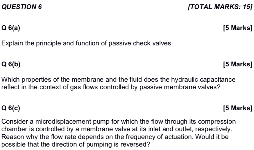 Solved Explain the principle and function of passive check | Chegg.com