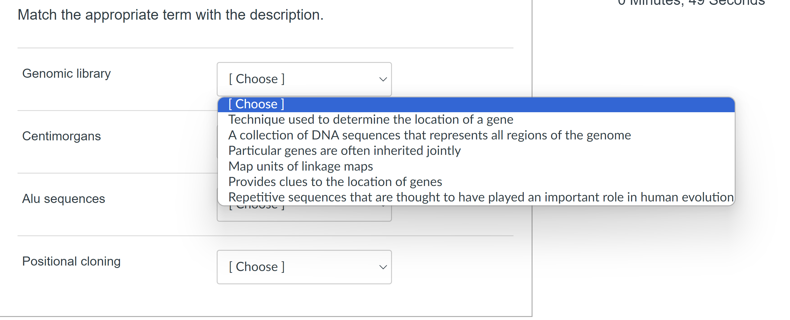 Solved Match the appropriate term with the description. | Chegg.com