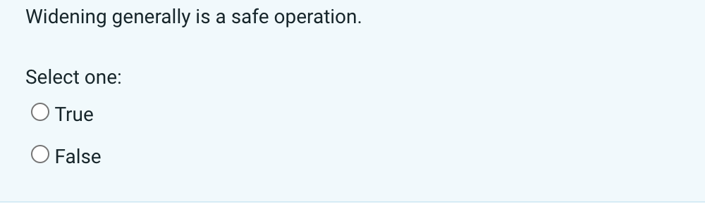 Solved Assignment of a float expression to a double variable | Chegg.com