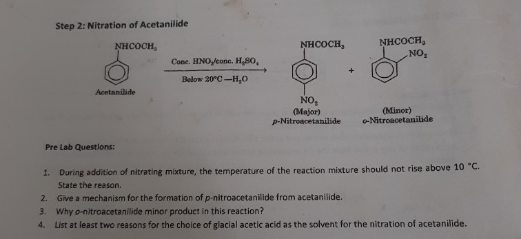 Nitration Of Acetanilide