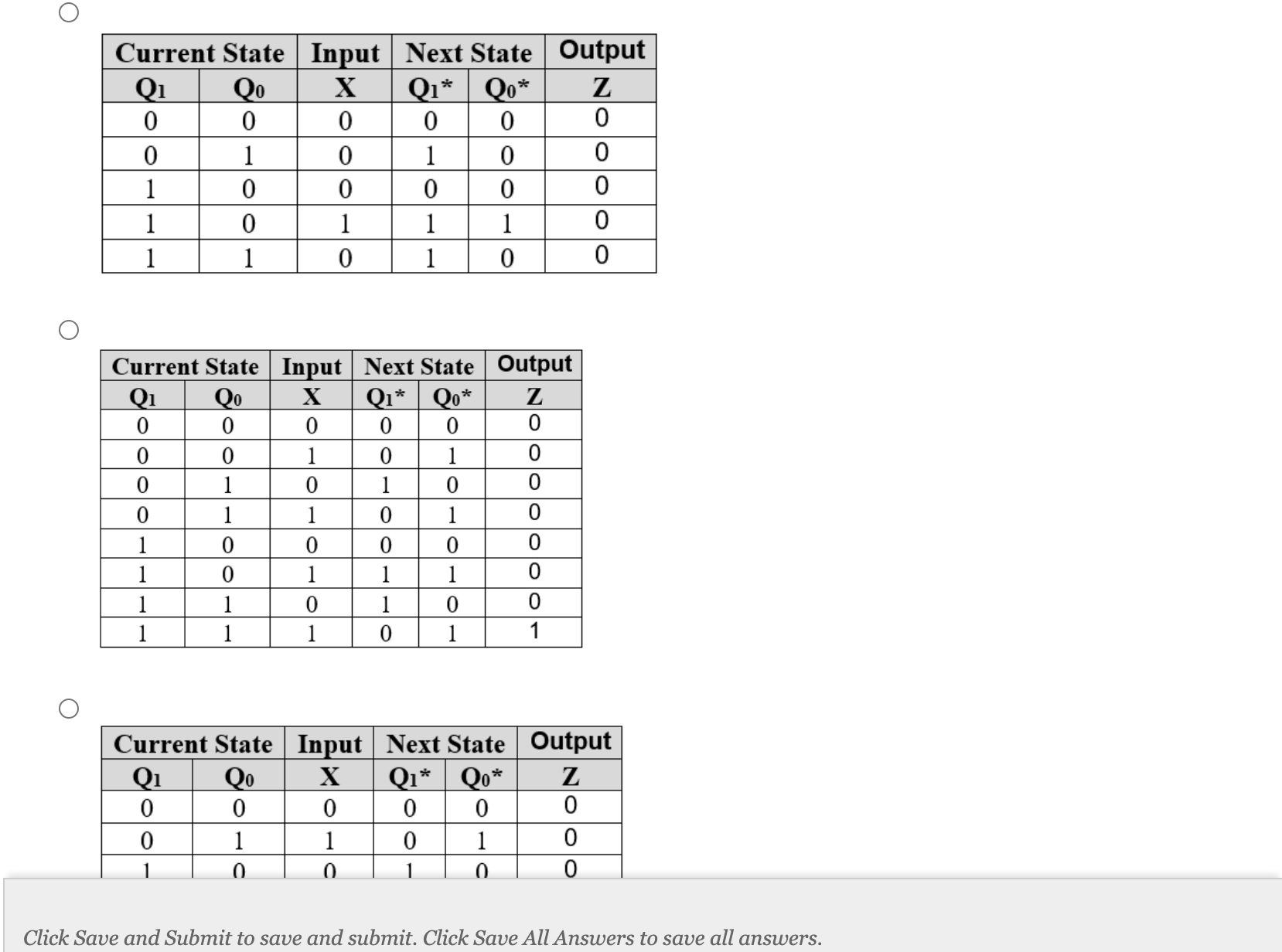 Solved Using encoding, reconstruct the following state table | Chegg.com