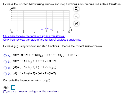 Solved Express the function below using window and step | Chegg.com