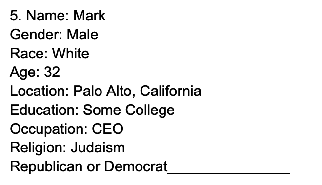Solved Political Ideology Prediction Quiz Using at least 3 | Chegg.com