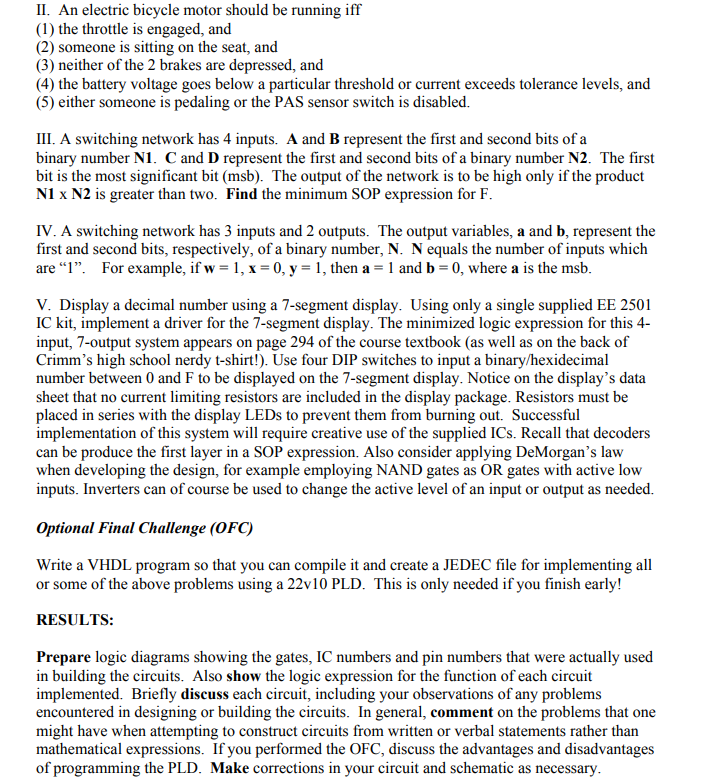 Solved Objective: To give students practical experience of | Chegg.com