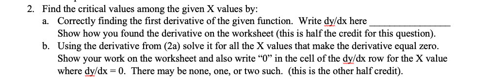 Solved In the following the symbol for the first derivative | Chegg.com