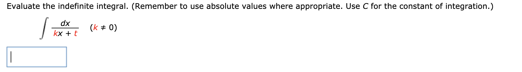 Solved Evaluate the indefinite integral. (Remember to use | Chegg.com