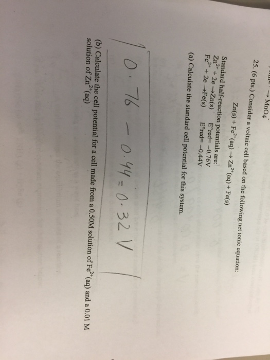 Solved Consider A Voltaic Cell Based On The Following Net