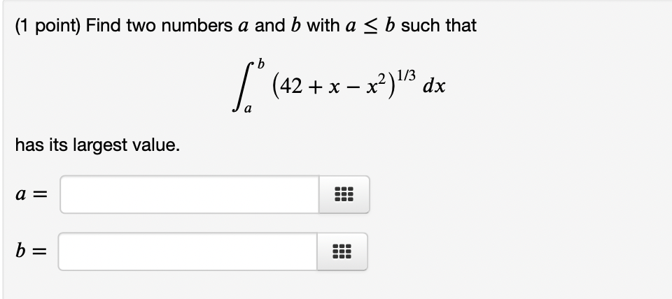 Solved (1 point) Find all absolute extrema of each function. | Chegg.com