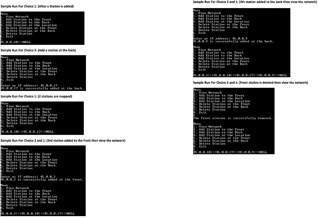 Solved Please see the output screenshots in the question | Chegg.com