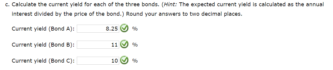 Solved c.g. Calculate the price of each bond (A,B, and C) at | Chegg.com
