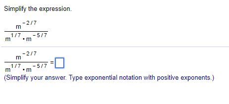 Solved Simplify the expression. Simplify your answer. Type | Chegg.com