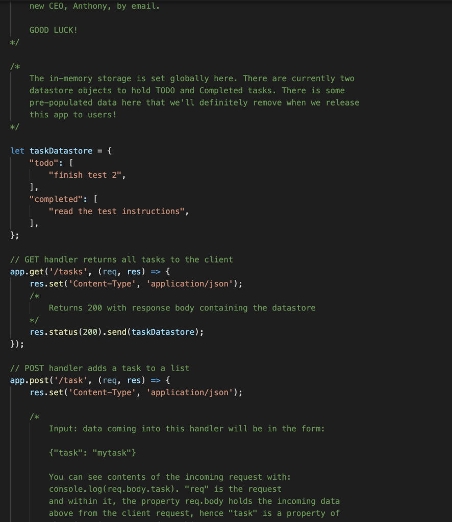 Your task is to look at the codebase and make the new | Chegg.com