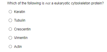 Solved Which of the following is not a eukaryotic | Chegg.com