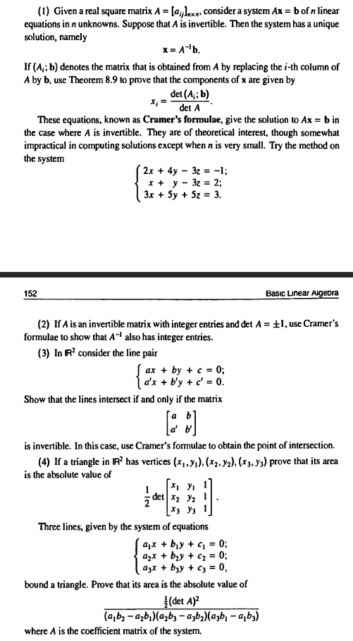 Solved (1) Given a real square matrix A = [4ijnxn, consider | Chegg.com