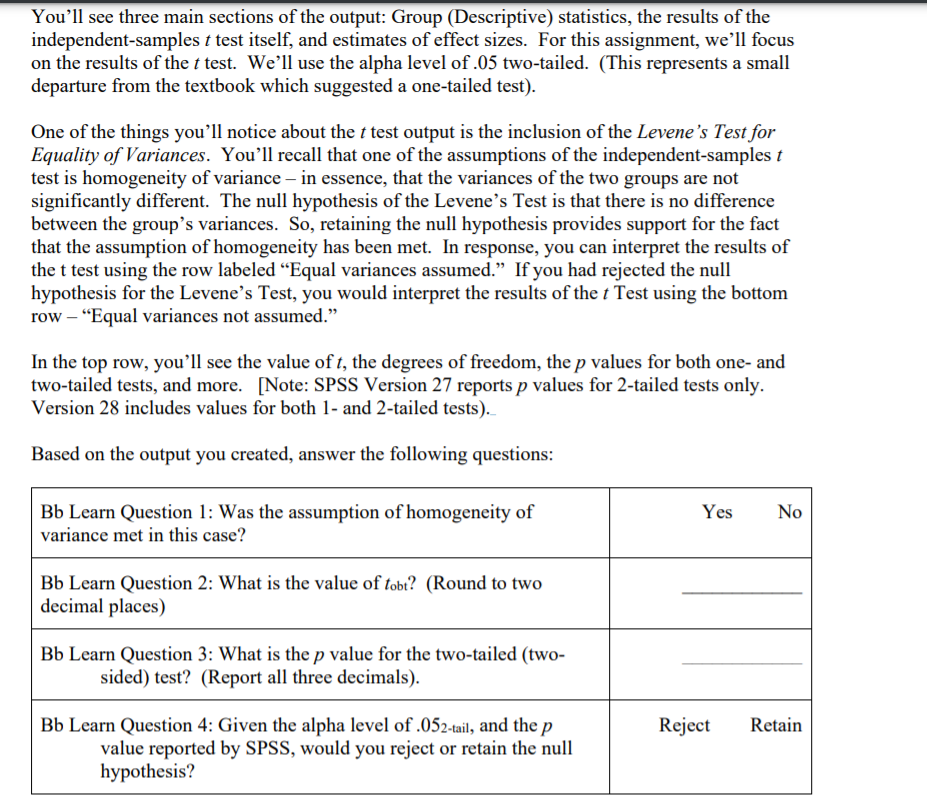 Solved → T Test Group Statistics Std Error Mean Group N 