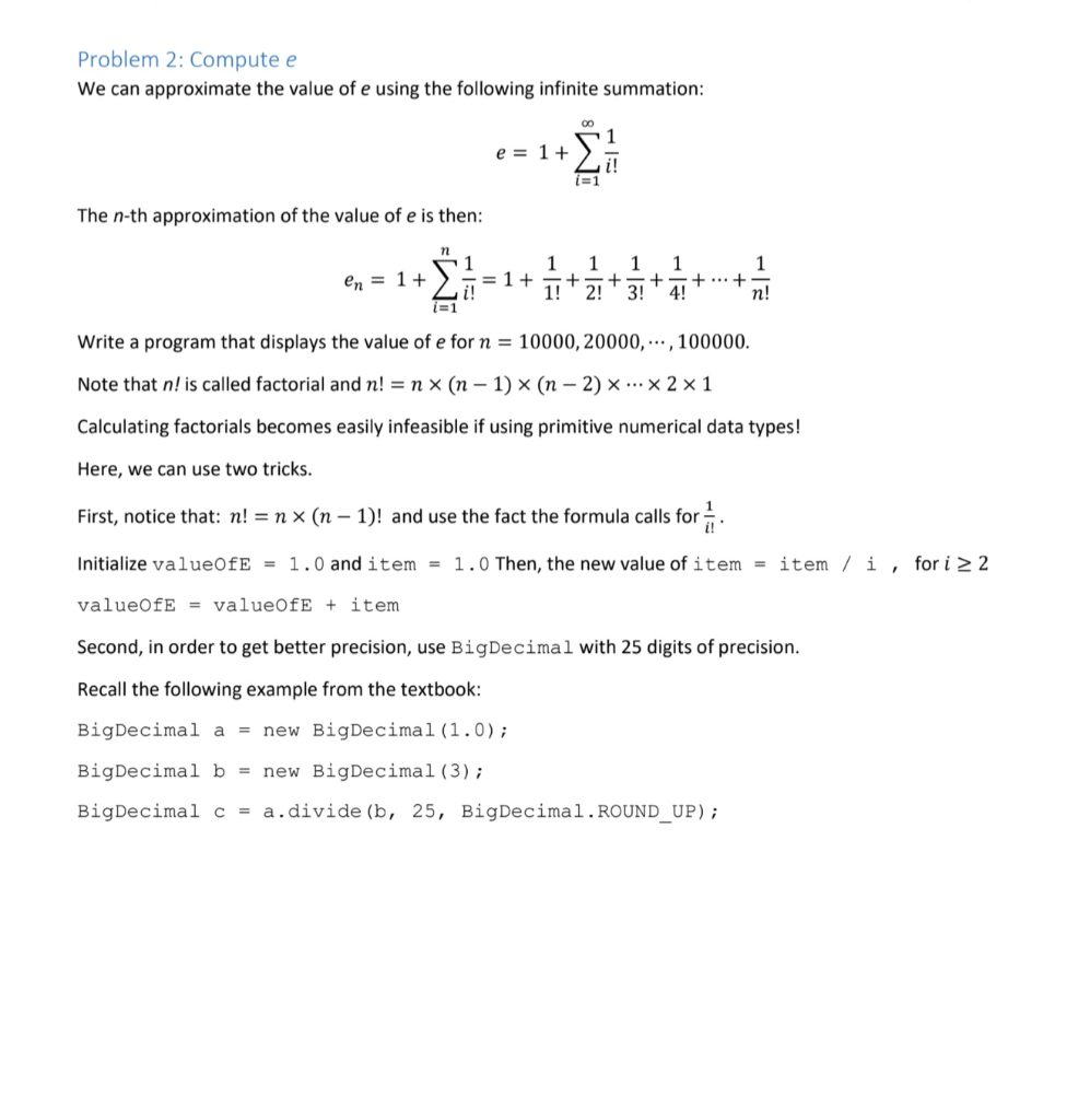 Solved Classwork 7 Problem 1: Large Prime Numbers Write a | Chegg.com