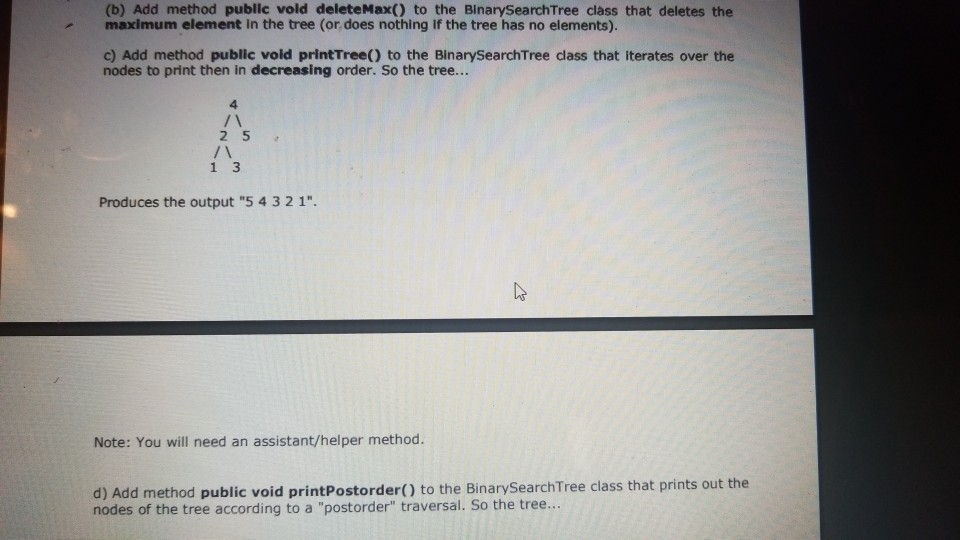 Solved In this problem, you will write some Java code for | Chegg.com