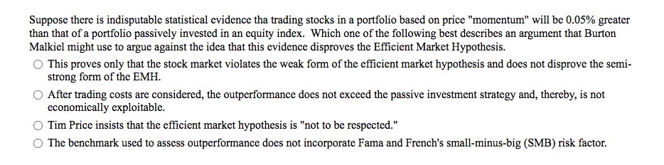 Solved Suppose there is indisputable statistical evidence | Chegg.com