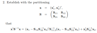 This is a problem in advance matrix algebra. Given a | Chegg.com
