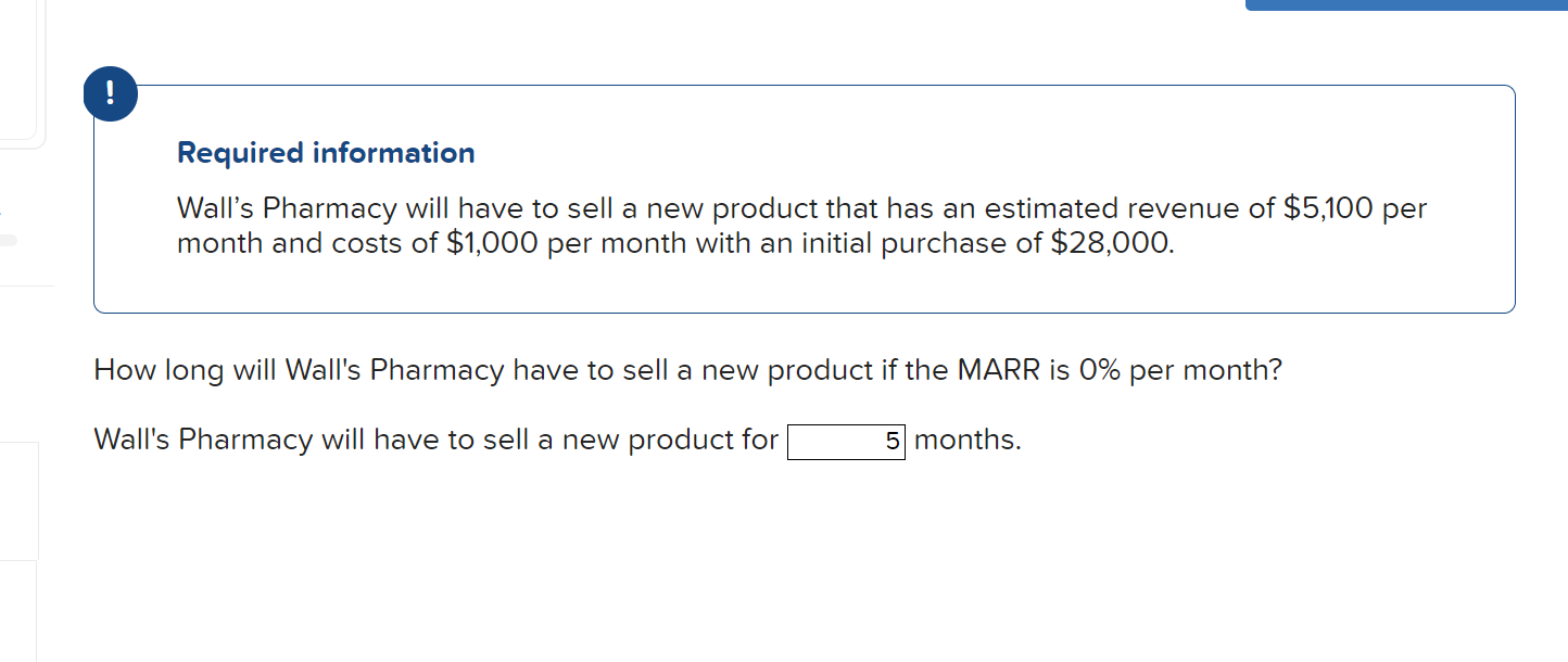 Solved Required information Wall's Pharmacy will have to | Chegg.com