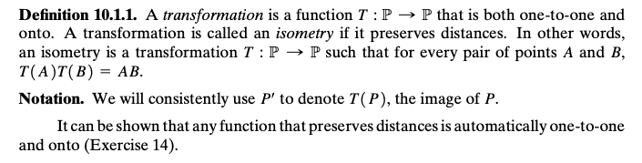 Solved Prove that any function that preserves distances is | Chegg.com