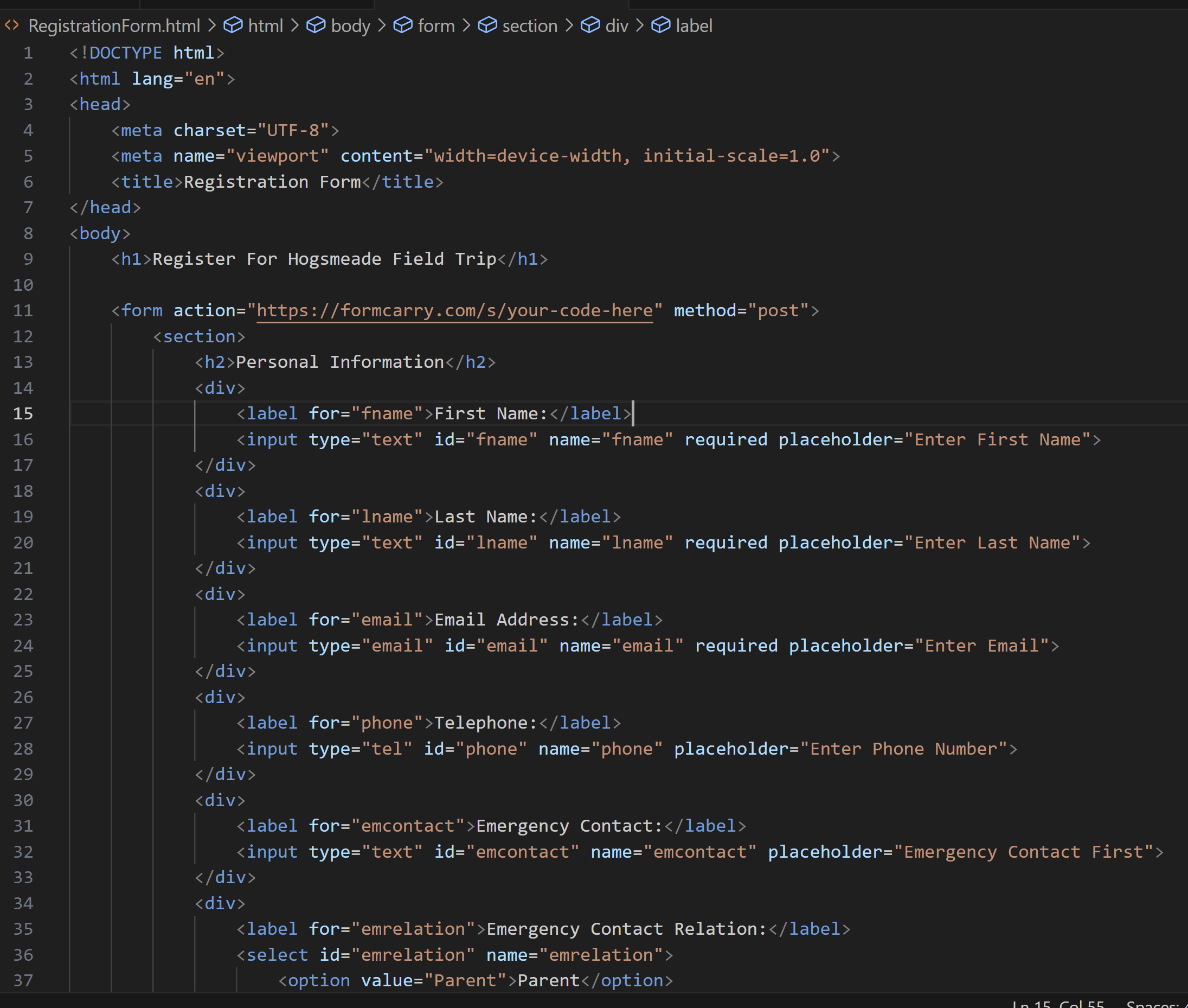 Solved (HTML) Im trying to create this and I need help to | Chegg.com
