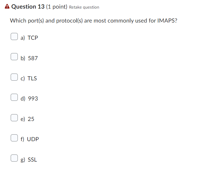 Solved Which port(s) and protocol(s) are most commonly used | Chegg.com