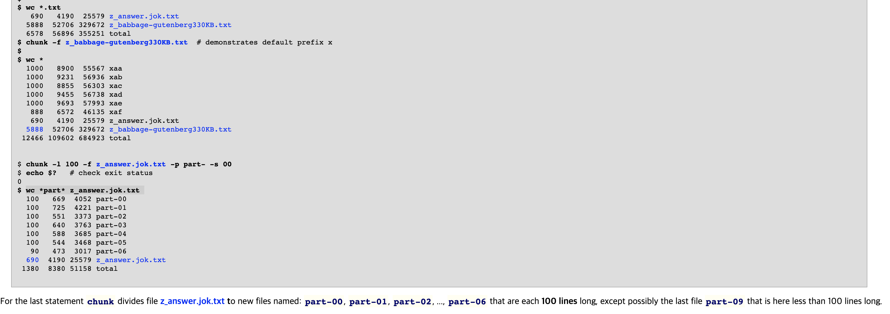 Solved Create a UNIX file utility from the ground up. At the | Chegg.com