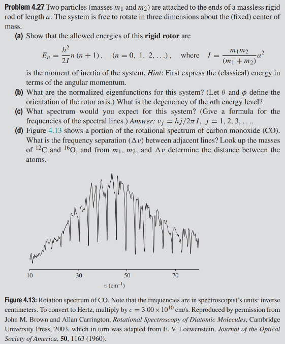 Solved Problem 4.27 Two particles (masses m_(1) and m_(2) ) | Chegg.com