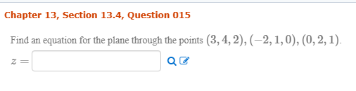 Solved Chapter 13, Section 13.4, Question 015 Find an | Chegg.com Solved Chapter 13, Section 13.4, Question 015 Find an | Chegg.com