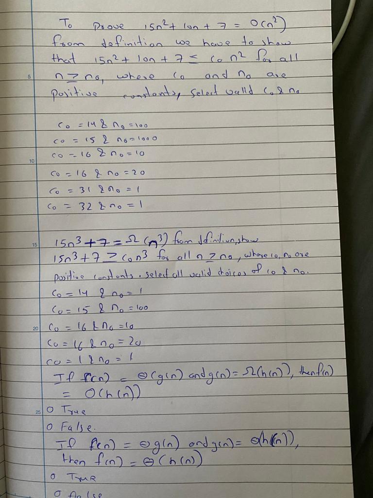 Solved To Prove 150² + lon + 7 = ocn²) from definition we | Chegg.com