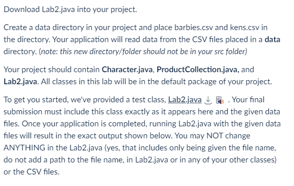 Solved This class will represent a ProductCollection object | Chegg.com
