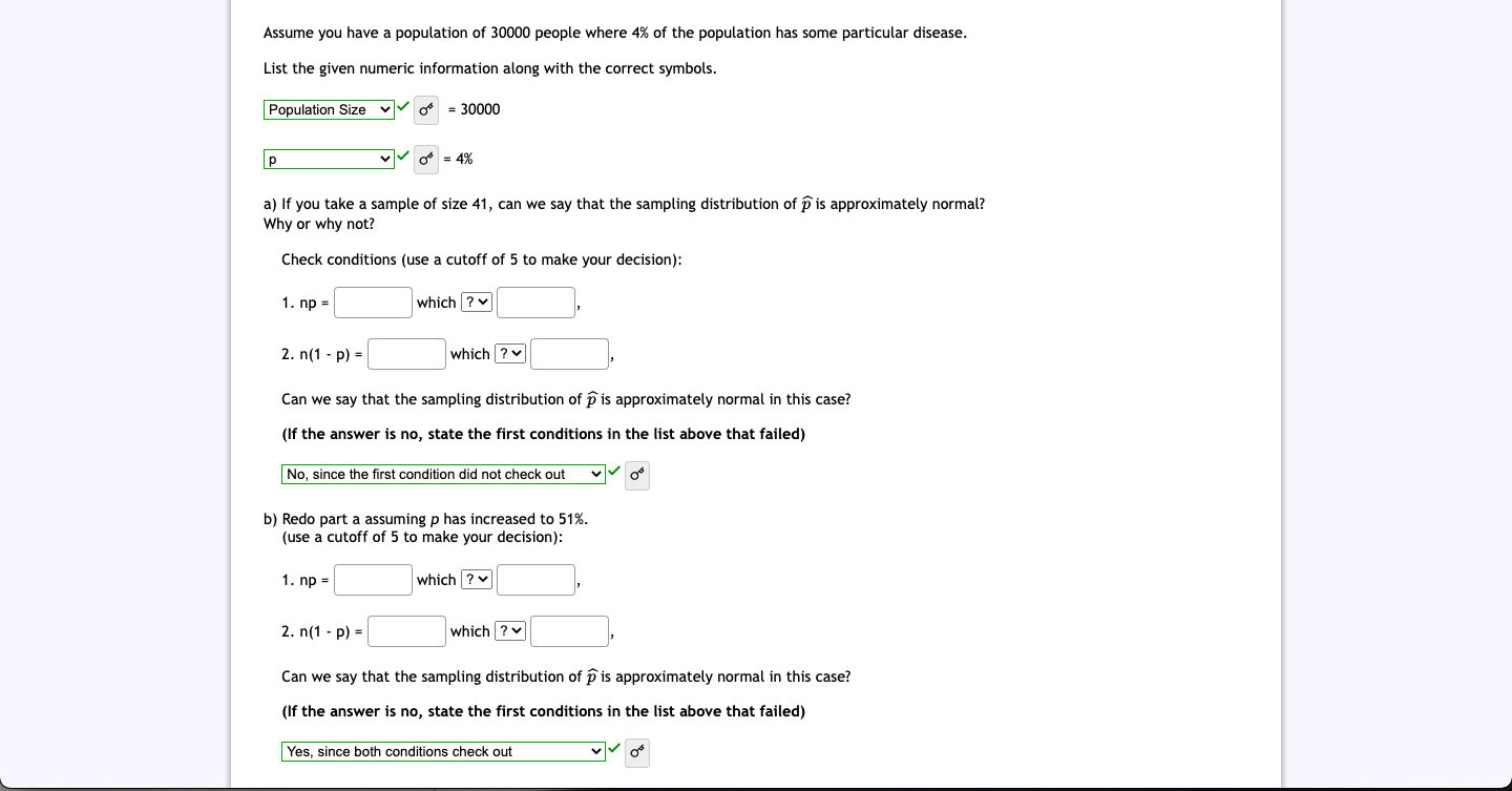 Solved Assume you have a population of 30000 people where 4% | Chegg.com