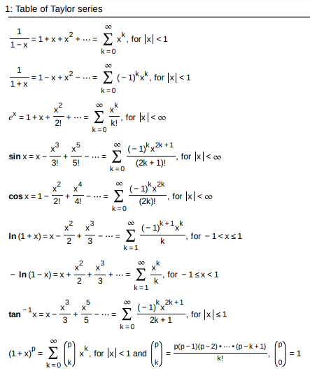 Solved Use the Taylor series to find the first four nonzero | Chegg.com