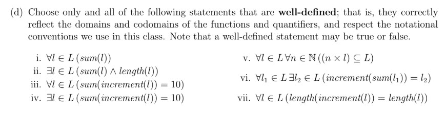 1. Definition The set of linked lists of natural | Chegg.com