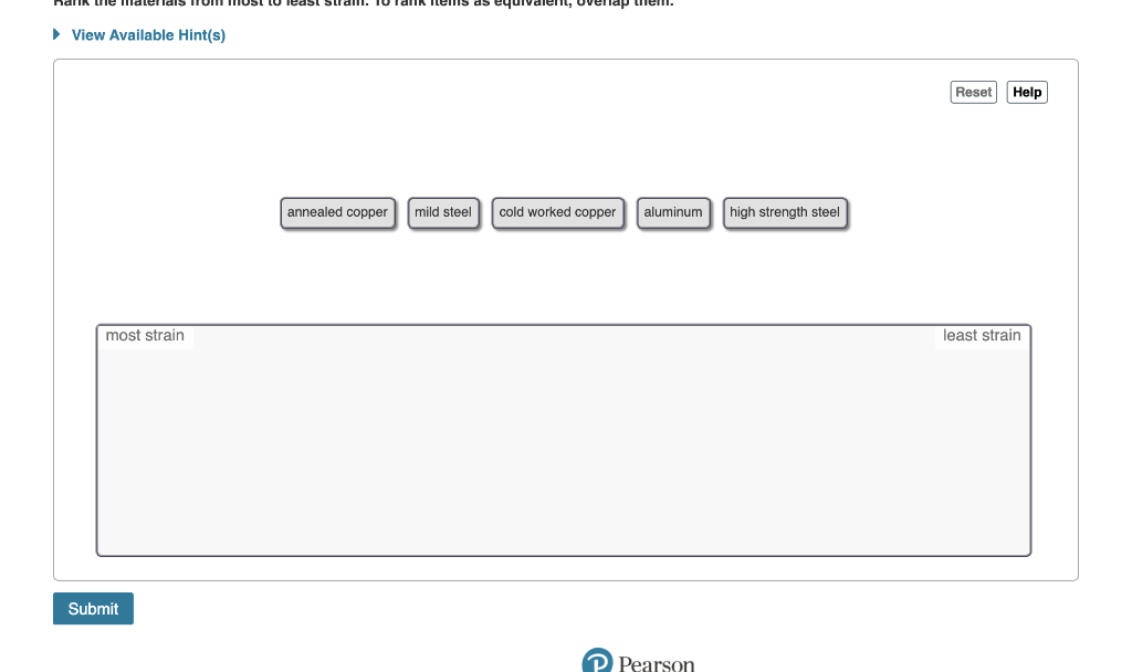 Solved Part A - Modulus of Elasticity Consider thin rods | Chegg.com