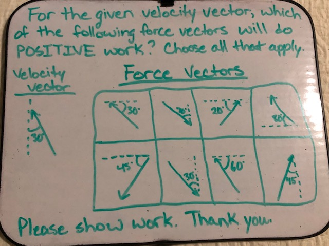 Solved For the given velocity vector, which of the following | Chegg.com