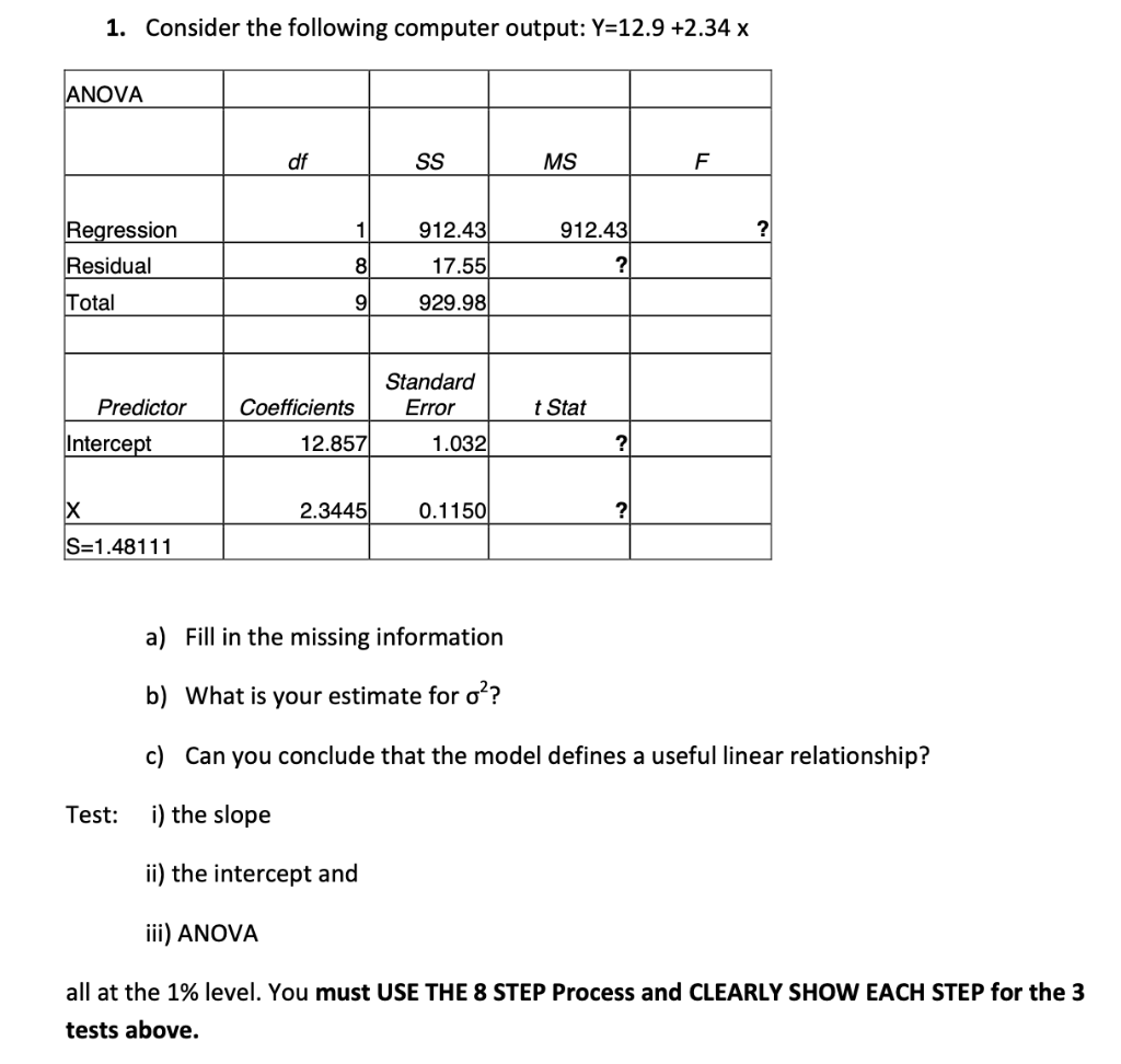 Solved 8 Steps: 1. Parameter of interest 2. Ho 4. H1 4. | Chegg.com