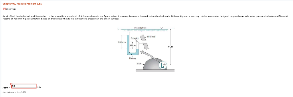Solved Chapter 02, Practice Problem 2.11 An air-filled, | Chegg.com