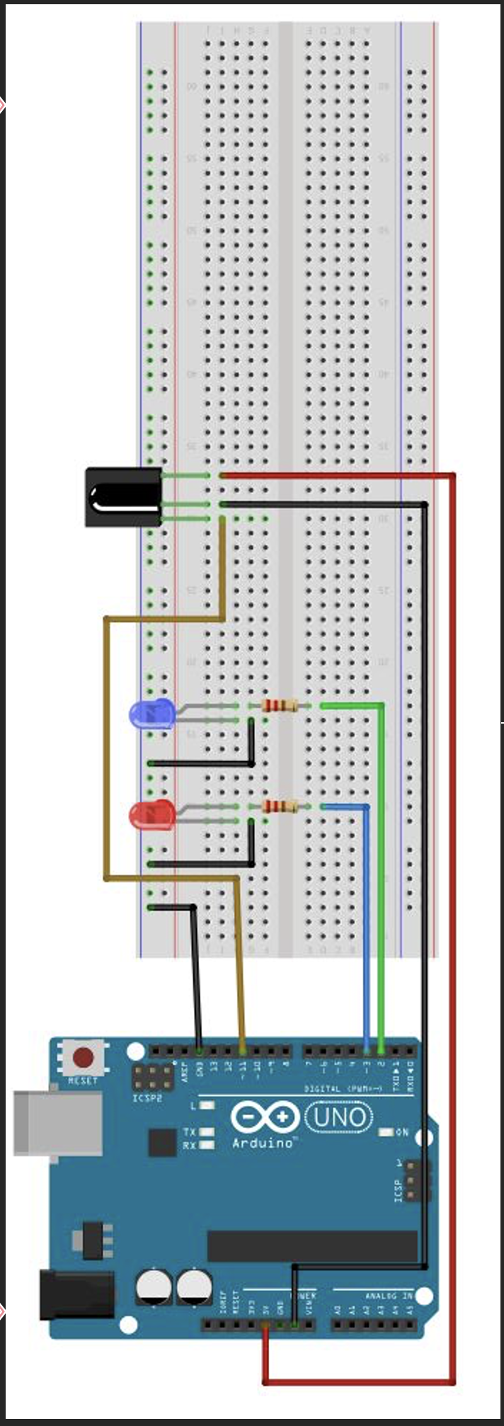 Solved Set up the circuit shown above. Write a program C++ | Chegg.com