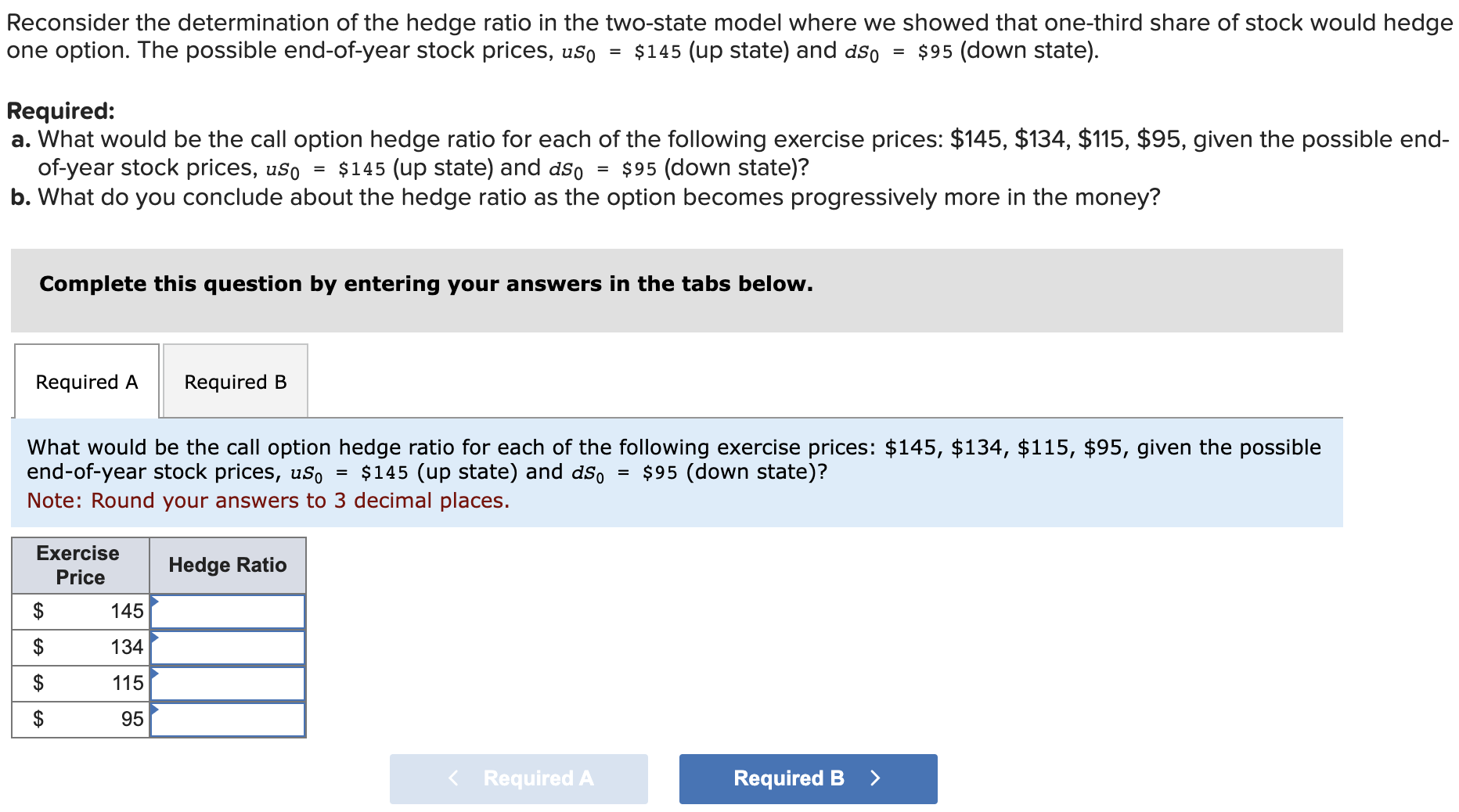 Solved Reconsider the determination of the hedge ratio in | Chegg.com