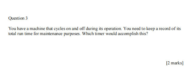 Solved You have a machine that cycles on and off during its | Chegg.com