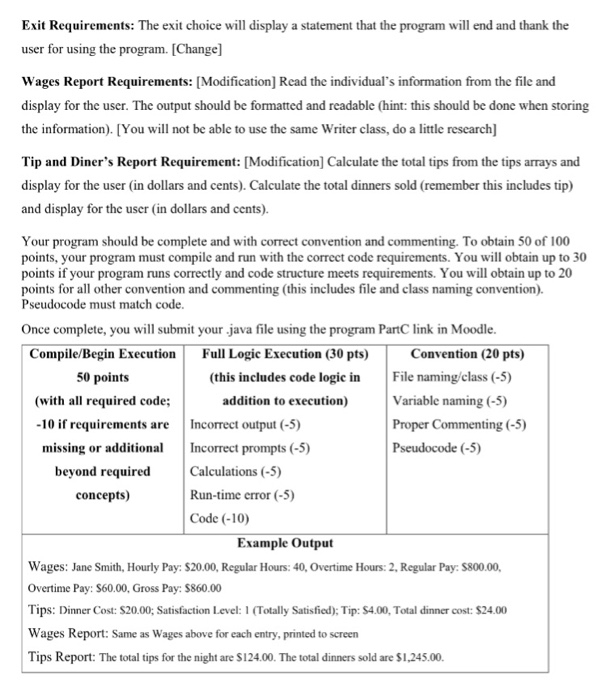 Solved I Have A Project And It’s Java Programming I Need | Chegg.com