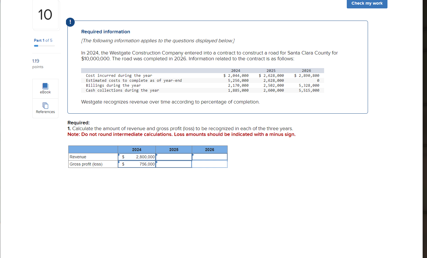 Solved Show me the steps to solve Required information[The | Chegg.com