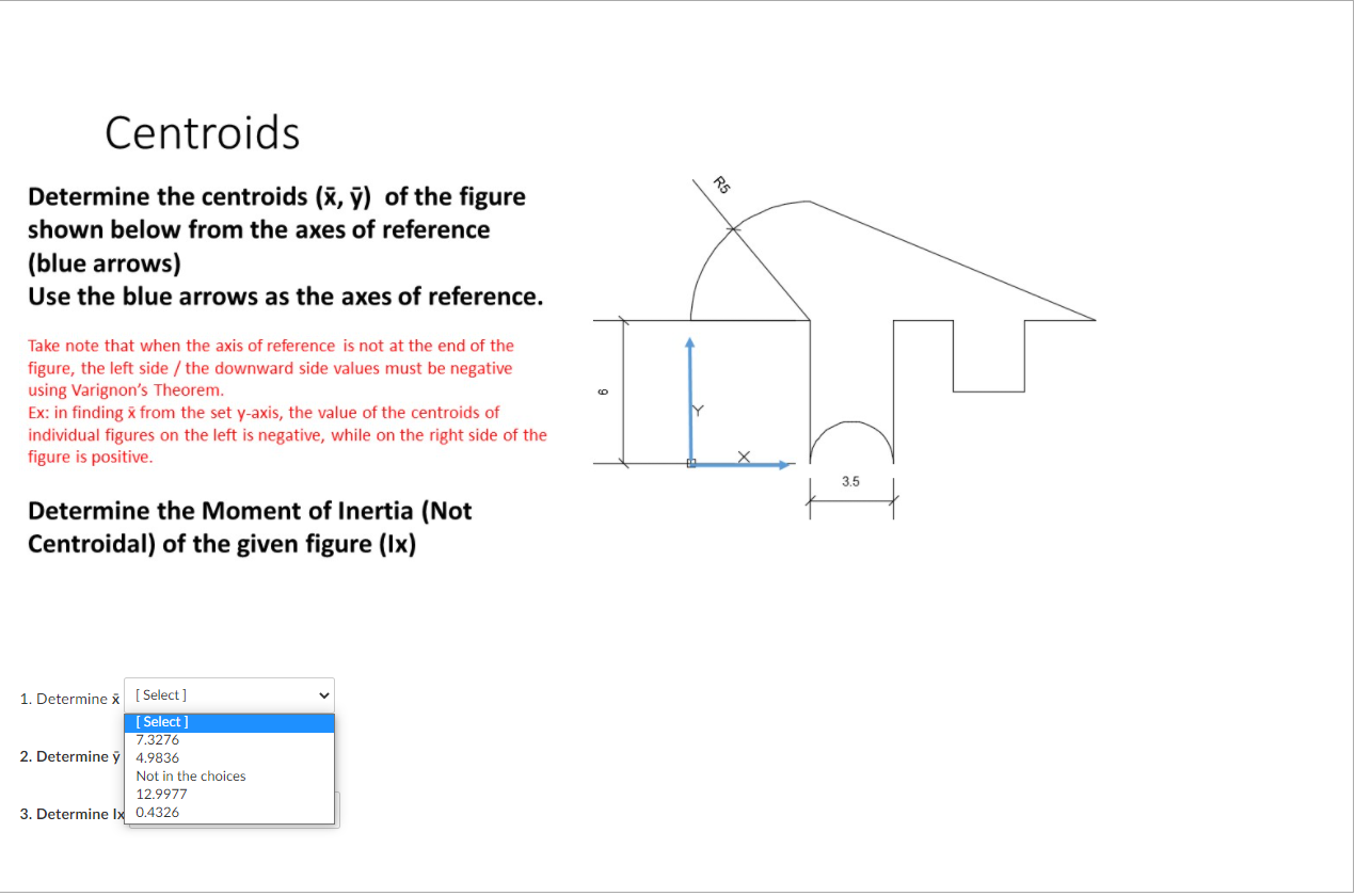 Solved Centroids 26 Determine the centroids (ữ, ý) of the | Chegg.com