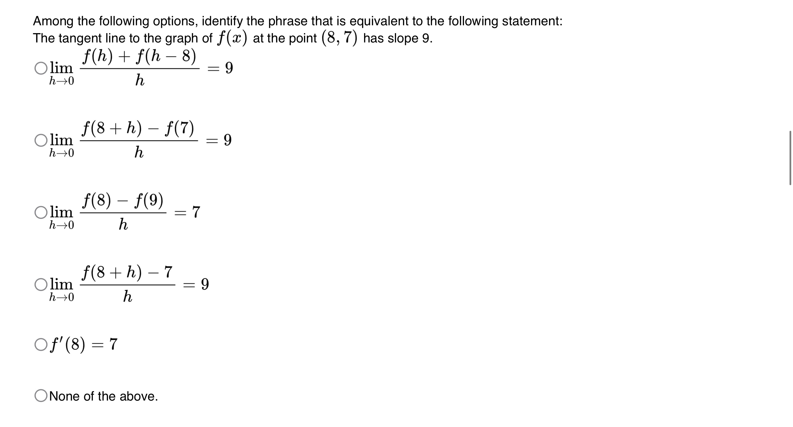 Solved Among the following options, identify the phrase that | Chegg.com
