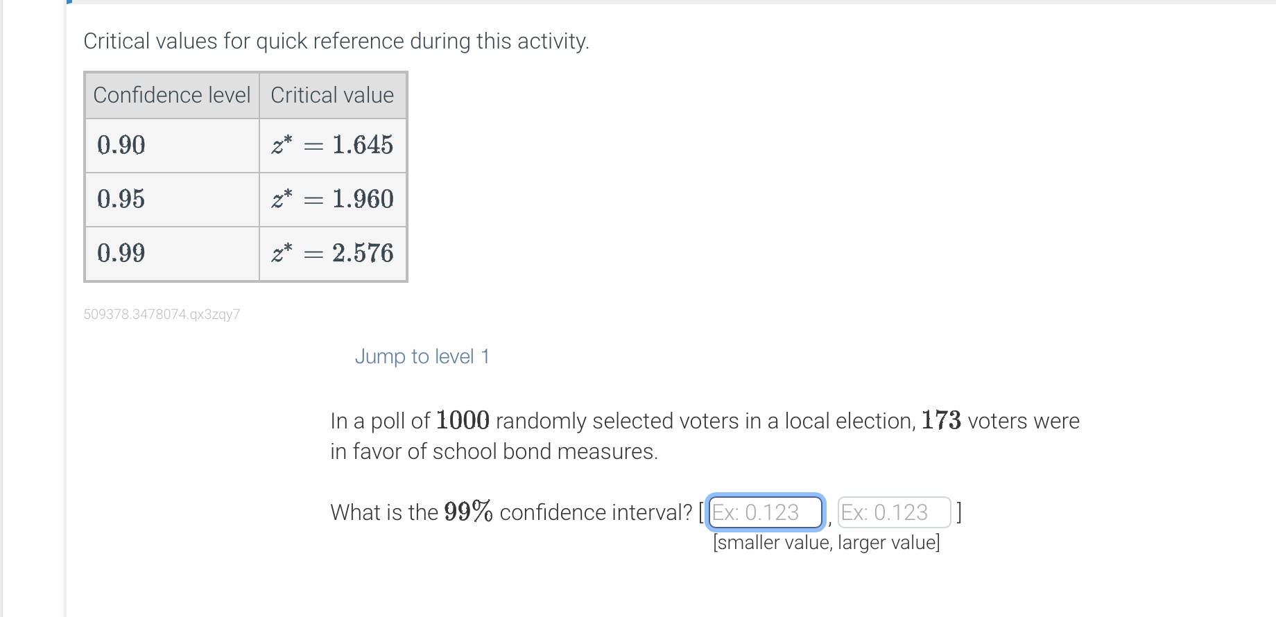Solved Critical values for quick reference during this | Chegg.com