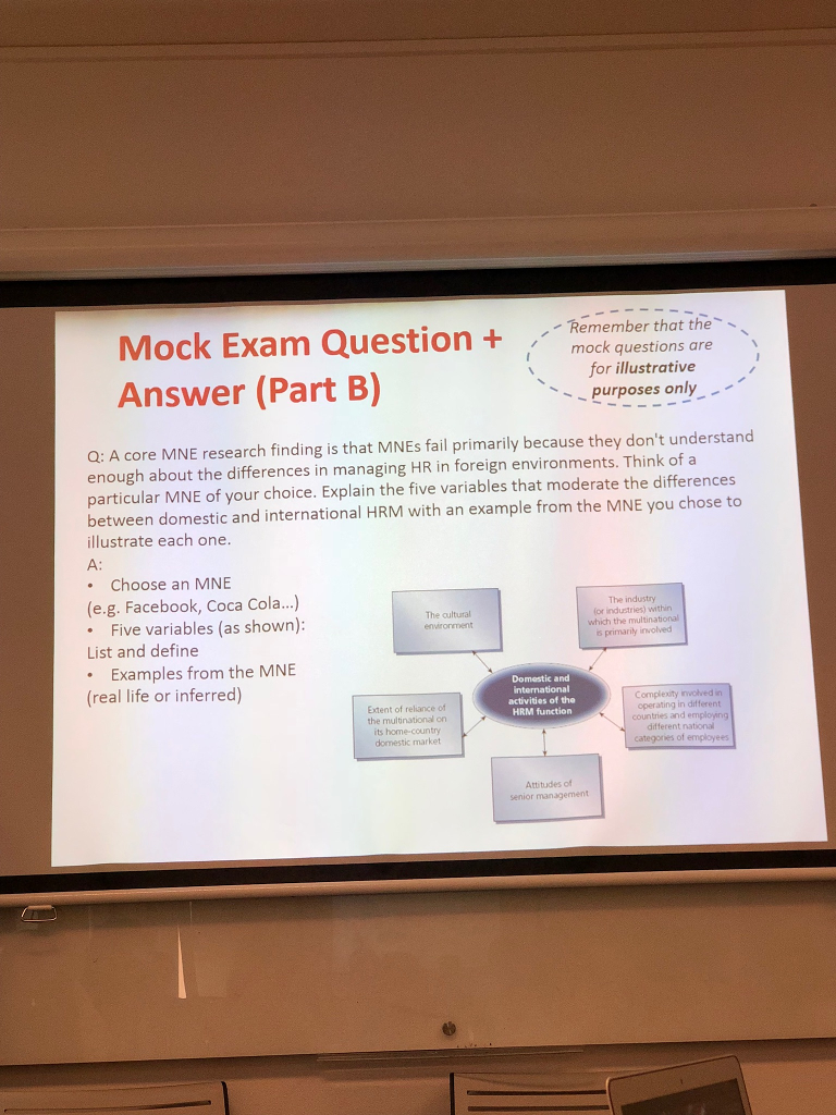 Solved Mock Exam Question utos re Answer (Part B) Remember | Chegg.com
